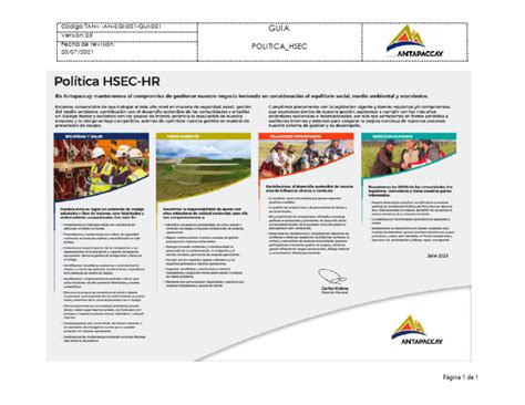 Politica Hsec 2021 Pdf