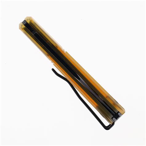 Real Steel Barlow Rb5 Folding Knife Ultem Handle N690 Pvd Clip Point