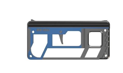 Ruber Band Ergonomic Gun 3d Model 3d Printable Cgtrader