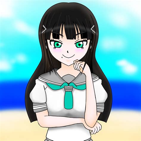 Xbooru 1girl Artist Name Artist Request Black Hair Female Focus High