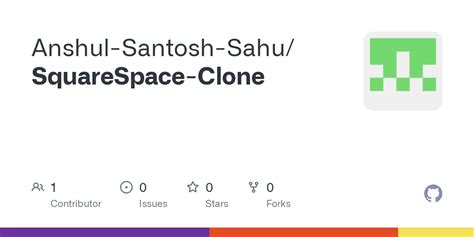 Github Anshul Santosh Sahusquarespace Clone