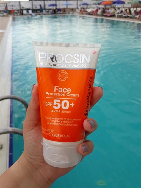 Procsİn Leke KarŞiti Koruyucu YÜz Kremİ Spf 50 Bir Makyaj Blog