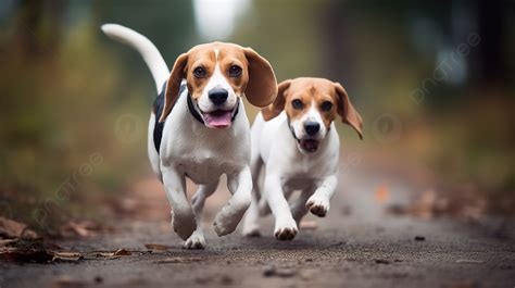 Lindos Cachorros Beagle Corriendo
