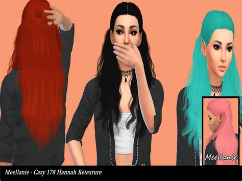The Sims Resource Meellanie Cazy 178 Hannah Retexture Mesh Needed