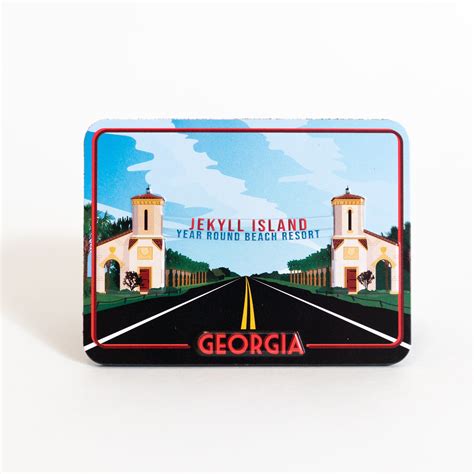 Jekyll Island Causeway Entrance Magnet Jekyll Island Online Store