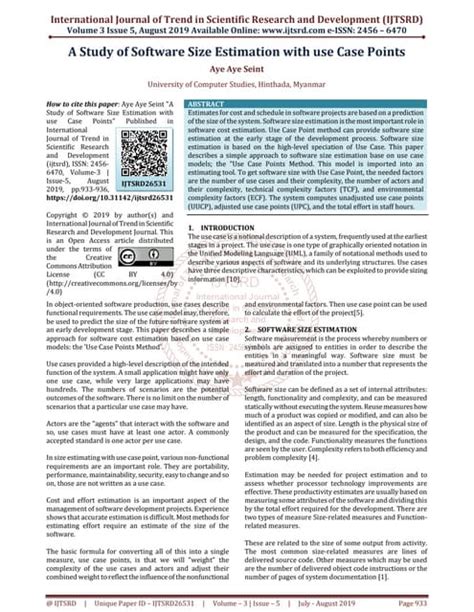 Use Case Point Software Estimation Technique Pptx