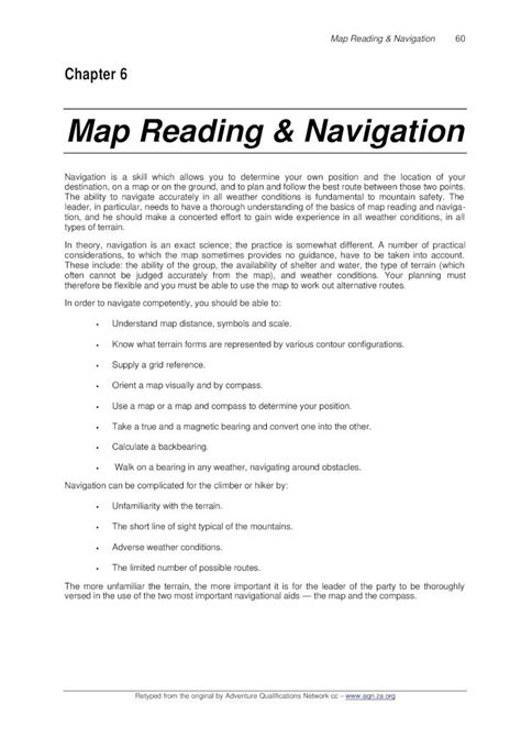 Pdf Map Reading And Navigation Dokumentips