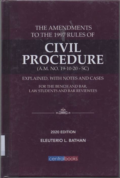 The Amendments To The 1997 Rules Of Civil Procedure Library Lyceum