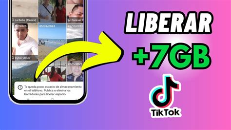 Por qué TikTok ocupa mucho espacio Solución