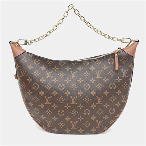 Louis Vuitton Brown Monogram Canvas Loop Hobo Bag Louis Vuitton The