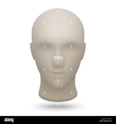 3d Realistic Mannequin Head Stock Vector Image And Art Alamy
