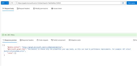 newly added sharepoint site does not show on graph api microsoft qanda