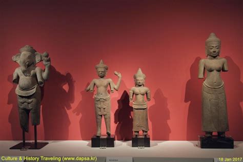 중앙박물관 인도동남아실 크메르 미술과 문화 Culture And History Traveling