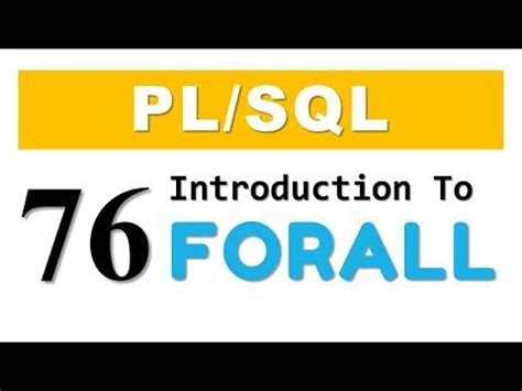 Sql Tutorial Pl Sql Oracle Database Data Processing Make Me Happy