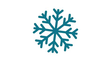 Snowflake On White Background Weather Animated Icon 22822607 Stock