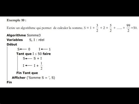 18 cours Algorithmique et Structures de données1ère Année MI Exemple Tanque cond faire