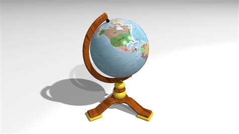 3d Model Globe Globus Turbosquid 2023832