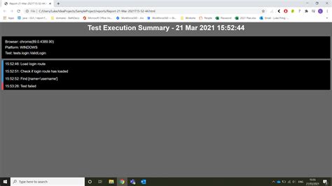 Java Gui Report For Selenium Maven Test Failures Software