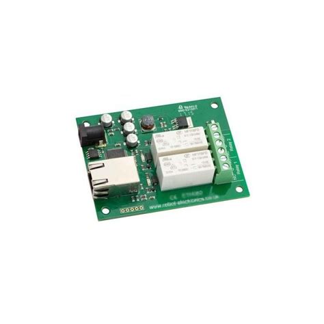 Scheda Relè 2x16a Ethernet Per Software Rilevazione Targhe Plate Detect