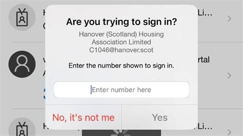 Using MFA Hanover Scotland