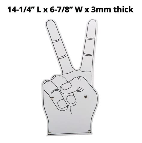 Peace Sign Foam Fingers Fun Decorative Foam Finger Projects