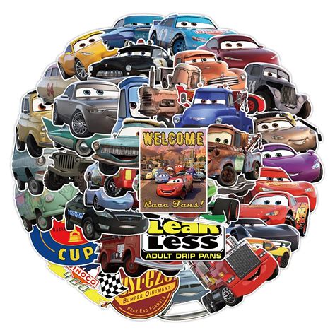 Adet Disney Anime Arabalar Karikat R Kartmalar Sevimli Y Ld R M McQueen