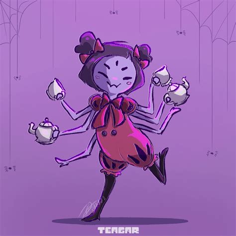 Inktober Day 2 Spiders Rundertale