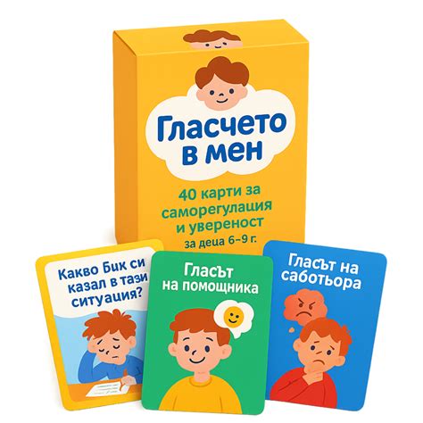 Карти за деца 6 9 г развий увереност чрез игра