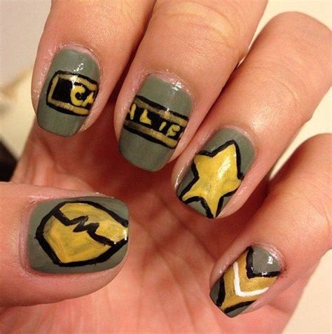 US Army Nails Military Nails Army Nails Post It Notes Nail Art