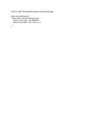 1 40 1 LAB Formatted Output No Parking Sign Docx 1 40 1 LAB