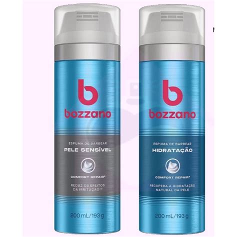 Bozzano Espuma De Barbear 200 Ml HidrataÇÃo Ou Pele SensÍvel
