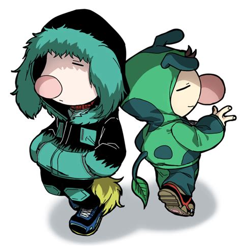 Olimar Louie Moss And Ancient Sirehound Pikmin Drawn By Moushiwa