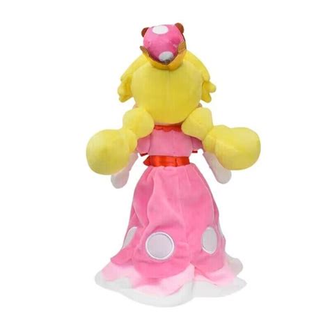Super Mario Bros Princess Toadette Peach Plush Doll Stuffed Plushie Toy