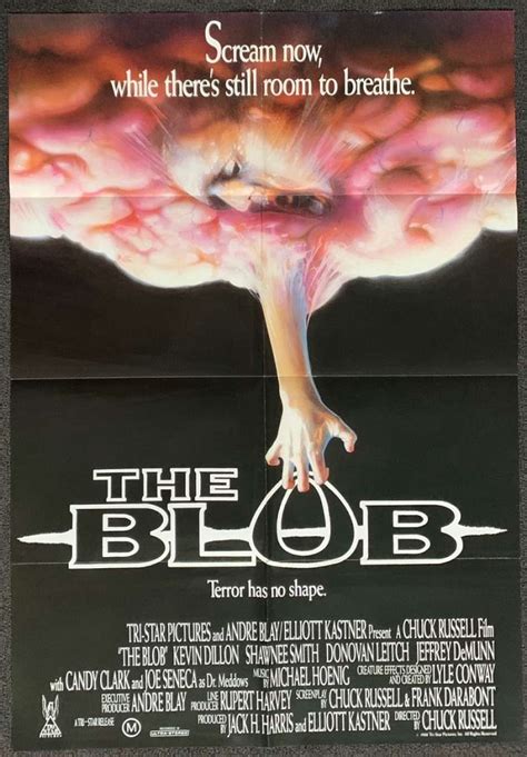 All About Movies The Blob Poster Original One Sheet 1988 Kevin Dillon