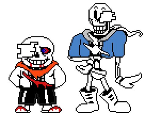 Aftertale Geno Sans Geno Papyrus Pixel Art Maker