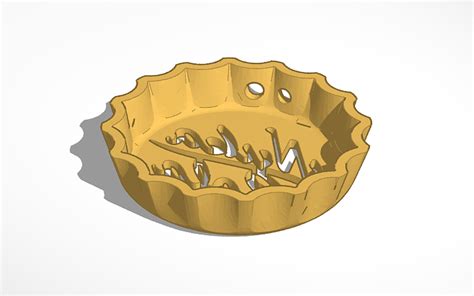 3d Design Fallout Bottlecap Tinkercad