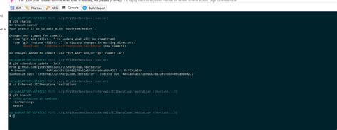 When Submodules Are Linked To A Branch Branch Names Are Not Displayed Issue