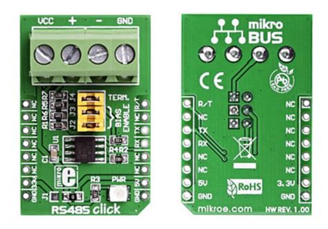 Mikroe 925 Mikroelektronika Mikroelektronika Rs485 Click Adm485 Development Kit Mikroe 925