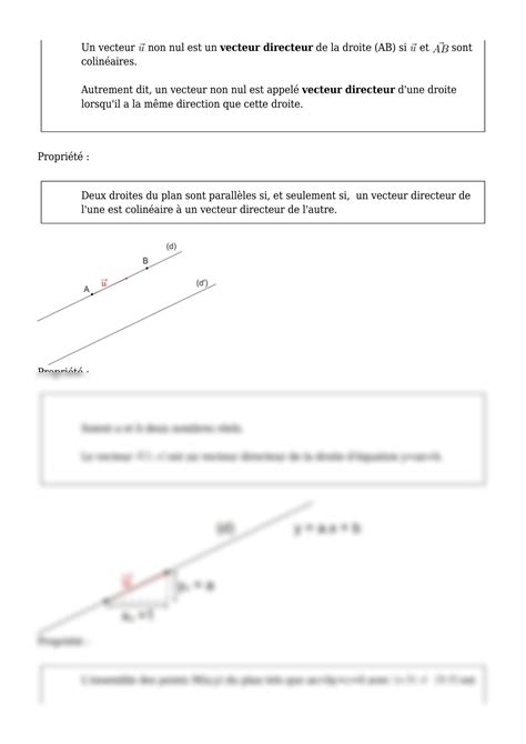 SOLUTION Vecteurs Droites Et Plans Cours De Maths En Ere A Telecharger En Pdf Studypool