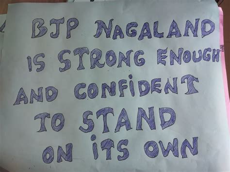 Nagaland Polls Bjp Foot Soldiers Unhappy With Seat Sharing Protests