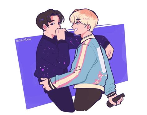 Refrainbow Who Told Them This Was Ok Vhope Taekook Namjin Fan Art