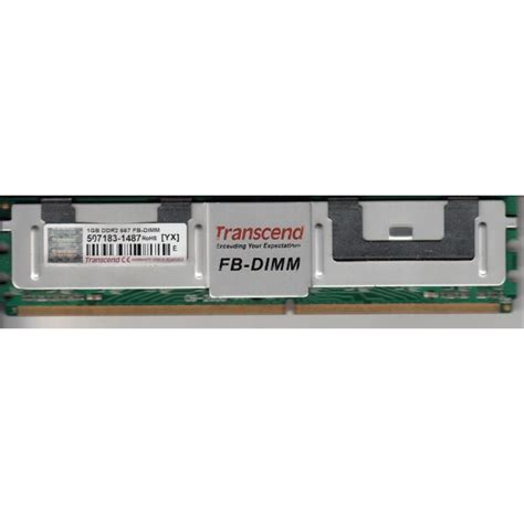 Transcend Dimm Ddr Gb Fb Dimm Cl Standard Ts Mfb V J T Tsbohemia Cz