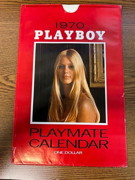 1970 Playboy Playmate Calendar In Good Condition With Issue 4698266631