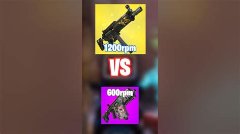 Which Smg Is Better Burst Vs Hyper Smg Comparison Fortnite Chapter 5