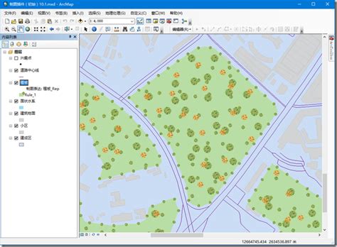 arcgis制图表达representation实战篇1 边界线和行道树制作 arcgis虚线设置间距 csdn博客