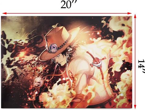 Buy Japanese Anime Portgas D Ace One Piece Poster X Inch Printed On Fuji Crystal Archival