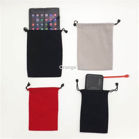 Universal Soft Cloth Pouch Bag Gadget Camera Powerbank Pouch Case Cover