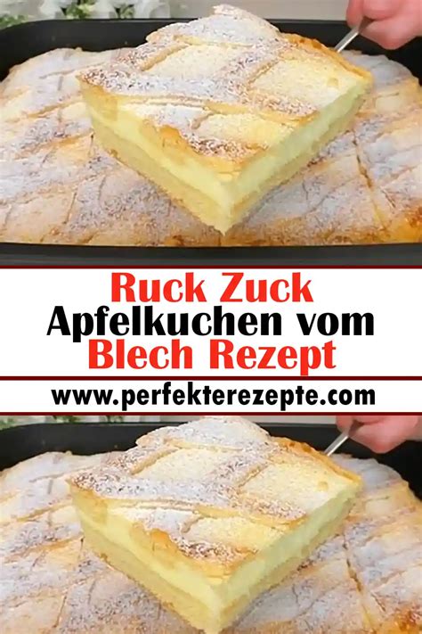 Schneller Apfelkuchen Vom Blech Rezep