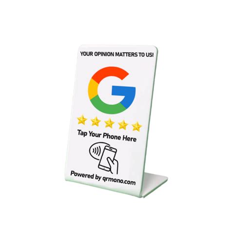 Google Review NFC Stand QrMono