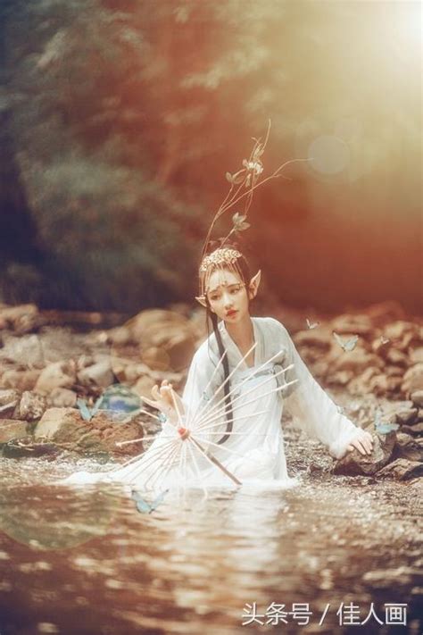 古裝中國風漢服襦裙唯美攝影cosplay森林精靈山間樹林意境寫真 每日頭條